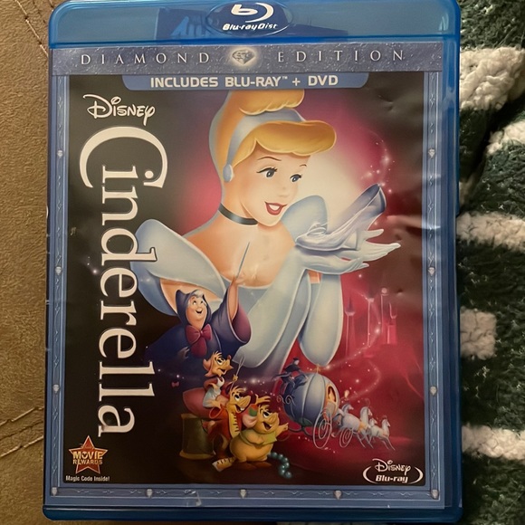 Disney | Media | Disney Blue Ray Dvd Cinderella Diamond Edition Used ...